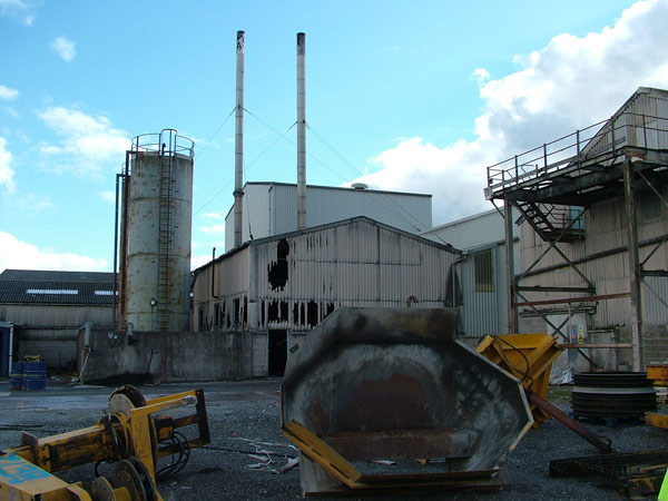 Fire Damaged Factory - J Watson & Sons Limited